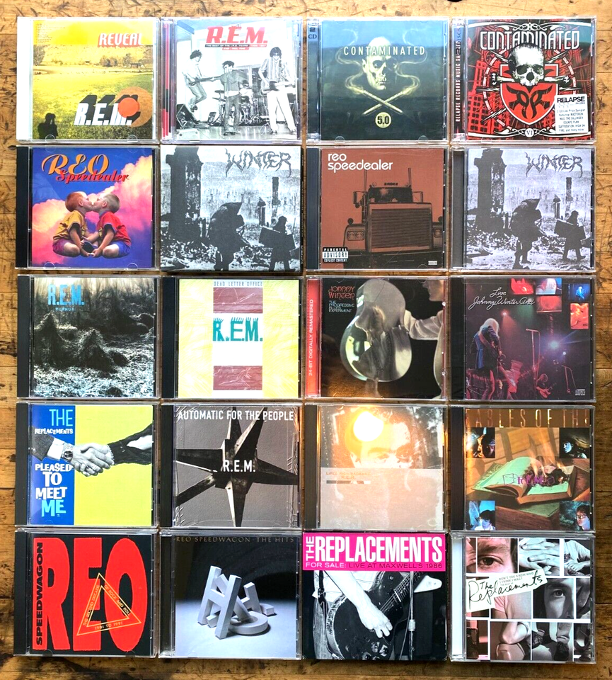 240 Punk/Metal/Rock CDs - Grateful Dead, Frank Zappa, Rise Against, Wo ...