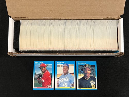 1987 Fleer Baseball Complete Set (1-660) Jackson/Bonds/Larkin RC's | eBay