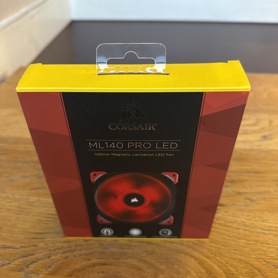 Corsair CO9050047WW ML140 Pro LED Red 140mm Premium Magnetic Levitation ...