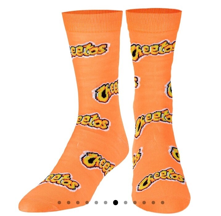 Cheetos Socks Crew Length Sleef New Orange Unisex | eBay