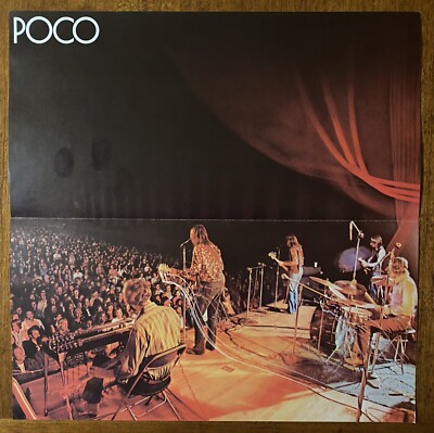 POCO s/t 1970 US Epoc Records PROMO Only POSTER Messins FURAY Country ...