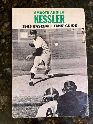 Vintage 1965 Kessler Smooth As Silk Baseball Fans Guide MLB Teams ...