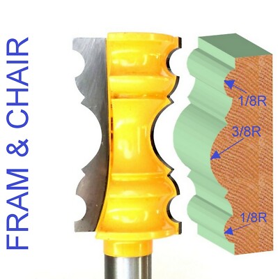 1 PC 1/2" SH 2" Long Blade Chair & Frame Molding Router Bit sct-888 | eBay