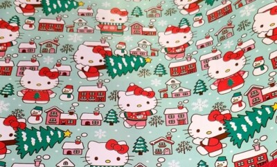 Hello Kitty Gift Wrapping Paper, 50 Sq Ft FLAT Christmas Paper See ...