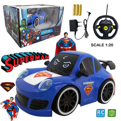 1:20 SUPERMAN RADIO REMOTE CONTROL CAR TOMORROW MAN OF STEEL ELECTRIC ...