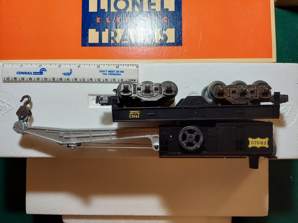 LIONEL #6-19412 SIX WHEEL CRANE CAR | eBay