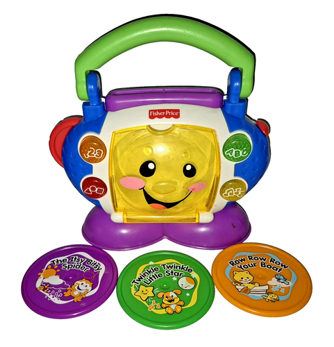 Fisher Price Laugh and Learn Sing With Me CD Player 4 Modes of Play 3 ...