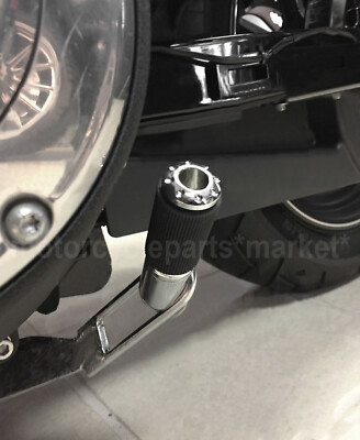 Kickstand Extension Kit Chrome For Harley Dyna FXD FLD FXDWG Jiffy ...