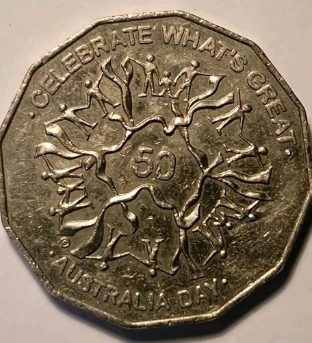 2010 50c Fifty Cent - Celebrate What is Great Australia Day 50c ...
