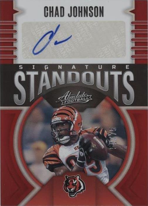 2023 Panini Absolute - Signature Standouts Chad Johnson #SS-16 Red /75 ...