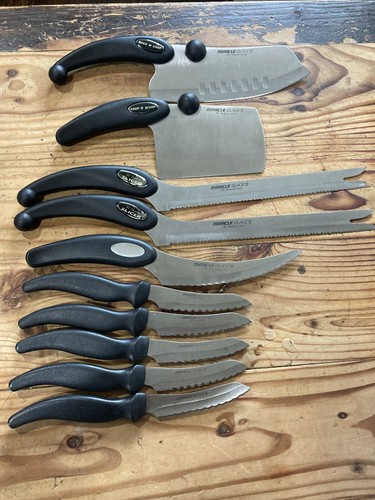 Miracle Blade III Perfection Series Knife Set W/Knife Block - 10 Pieces ...