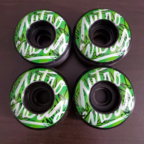 Nitro Circus Skateboard Wheels Graffiti Style Green/White/Black Set of ...