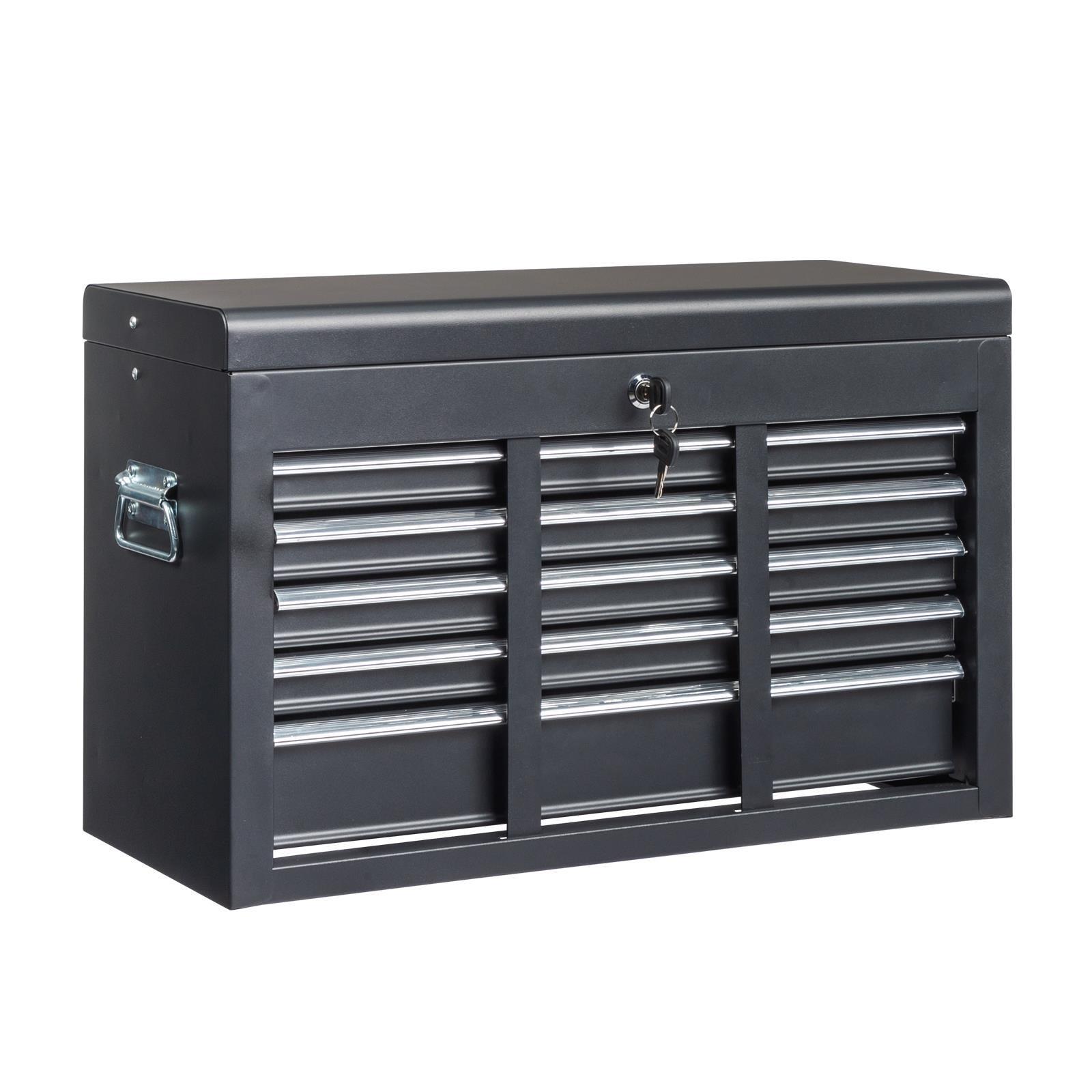 Portable 5 Drawers Tool Chest Metal Tool Storage Cabinet Tool Box ...