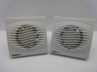 INTERVENT 4" 100mm STANDARD, TIMER EXTRACTOR FAN BATHROOM, TOILET ...
