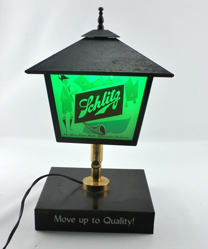 Schlitz 1958 Beer Metal Light Sign Advertisement Lighted Bar Light | eBay