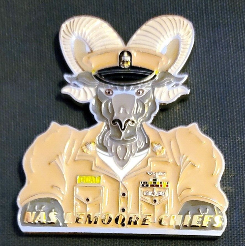 Awesome 2.5" Navy USN Chiefs Mess CPO Challenge Coin NAS Lemoore FY-20 ...