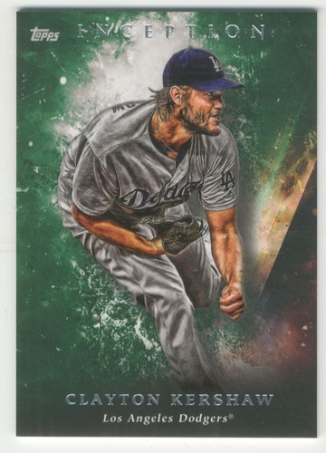 2018 Topps Inception - Green #39 Clayton Kershaw for sale online | eBay