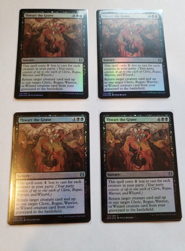 4x Thwart the Grave | FOIL | Zendikar Rising | MTG Magic Cards | eBay