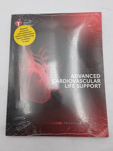 ACLS Advanced Cardiovascular Life Support Provider Manual Sealed New | eBay
