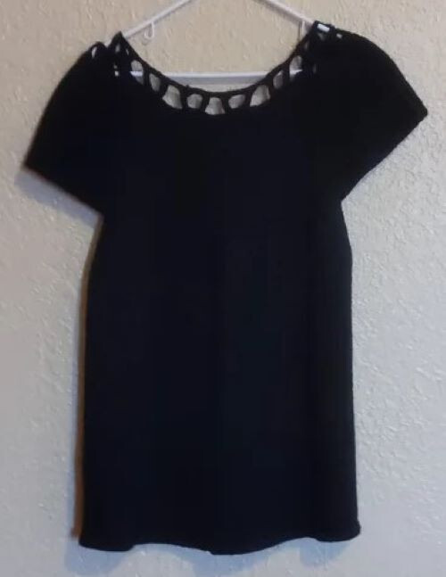 Used Women’s size XL, Black Crocheted Coverlet from Moonlight Bay | eBay