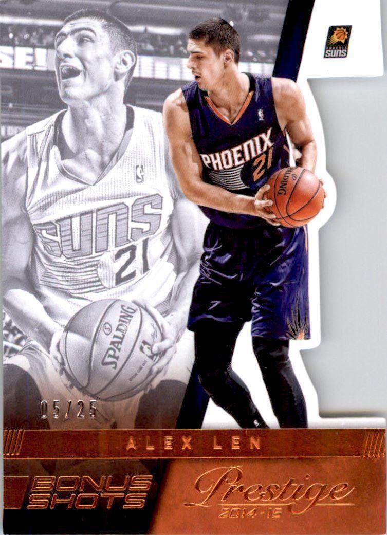 2014-15 Panini Prestige - Alex Len #24 Bonus Shots Orange Die-Cut /25 ...