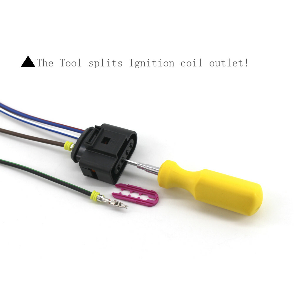 Audi A3 VW CC Ignition Coil Connector Repair Kit Harness Wiring 4B0 973 724