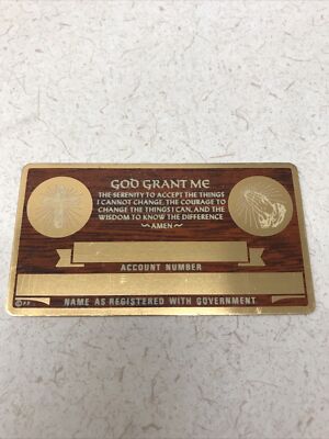 Engraving - Metal Social Security Card