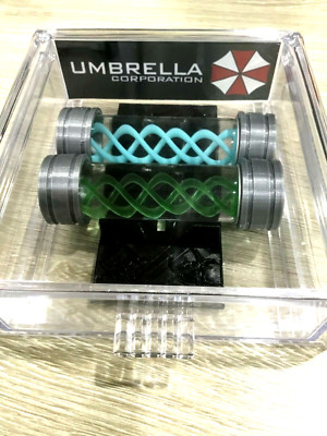 Resident Evil Umbrella Corporation T-Virus Prop & Antidote With Display ...