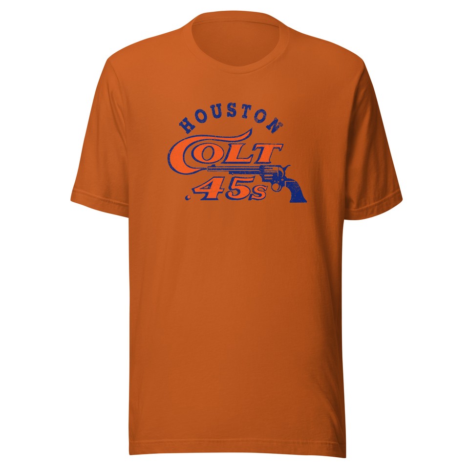 Houston Colt 45s Unisex T-Shirt Vintage Baseball Logo Astros Orange ...