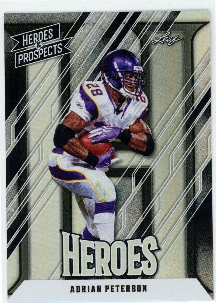 2024 Leaf Heroes & Prospects - Adrian Peterson #162 /199 for sale ...