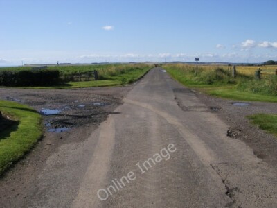 Photo 6x4 Road passing Nether Dysart Road passing Nether Dysart heading ...