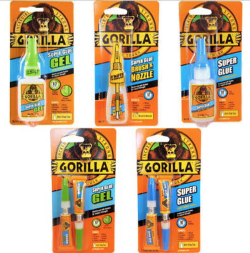 Gorilla Glue Super Glue Gel Multi-Purpose Super Glue and Gel, Strong ...