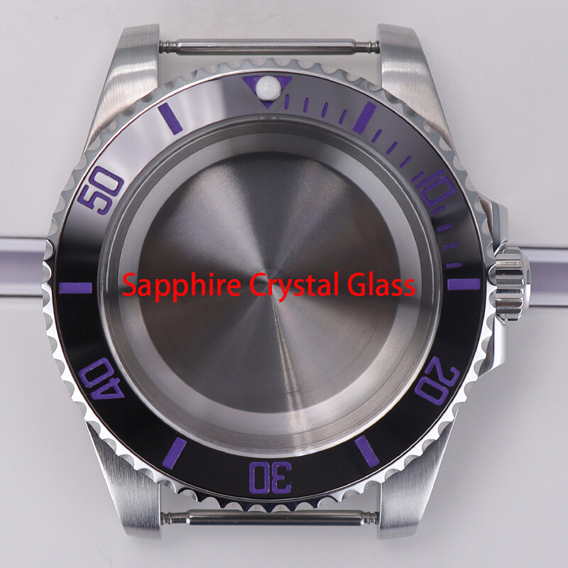 40mm Luxury Watch Cases Ceramic Bezel Sapphire Glass For Nh35 Eta 2824 ...