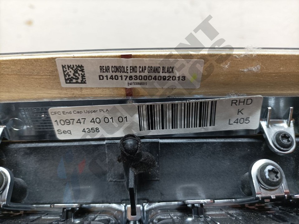 LAND ROVER RANGE ROVER L405 REAR CLIMATE CONTROLS - GRAND BLACK WOOD ...