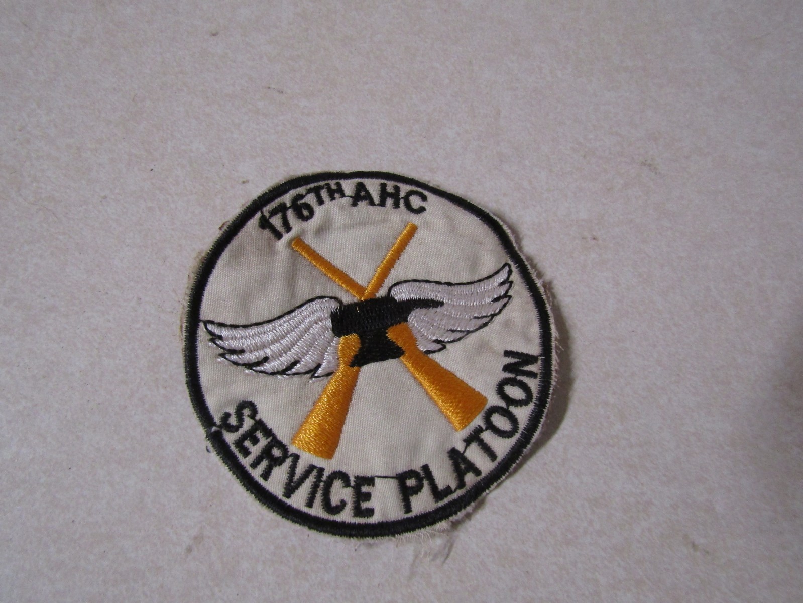 MILITARY PATCH OLD VIETNAM ERA 176TH ATTACK HELECOPTER SERVICE PLATOON ...