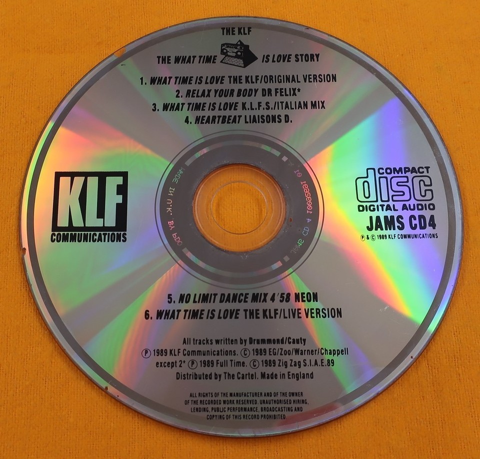 The KLF - The What Time Is Love Story - KLF Communications - CD ...