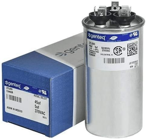 Genteq C3455R Ge round Capacitor 45 5 Uf Mfd 97F9895 Z97F995 97F9895Bz ...