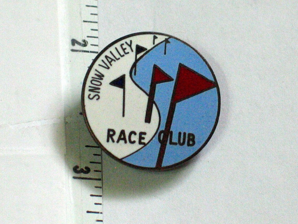 Snow Valley Downhill Racing Club Ski Pin California | eBay