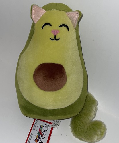 Douglas Plush Stuffed Animal AVOGATO Cat Macaroon 8" Avocado Soft Cute ...