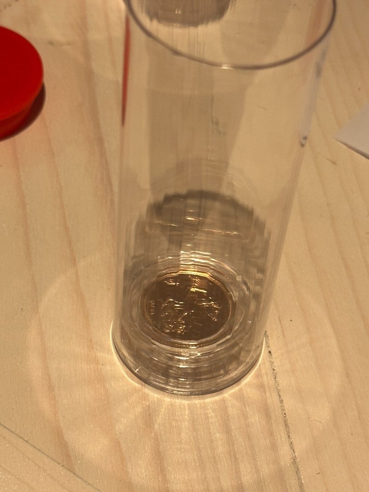 1x Air-Tite Model A Coin Capsule Storage Tube - Holds 20 Capsules | eBay UK