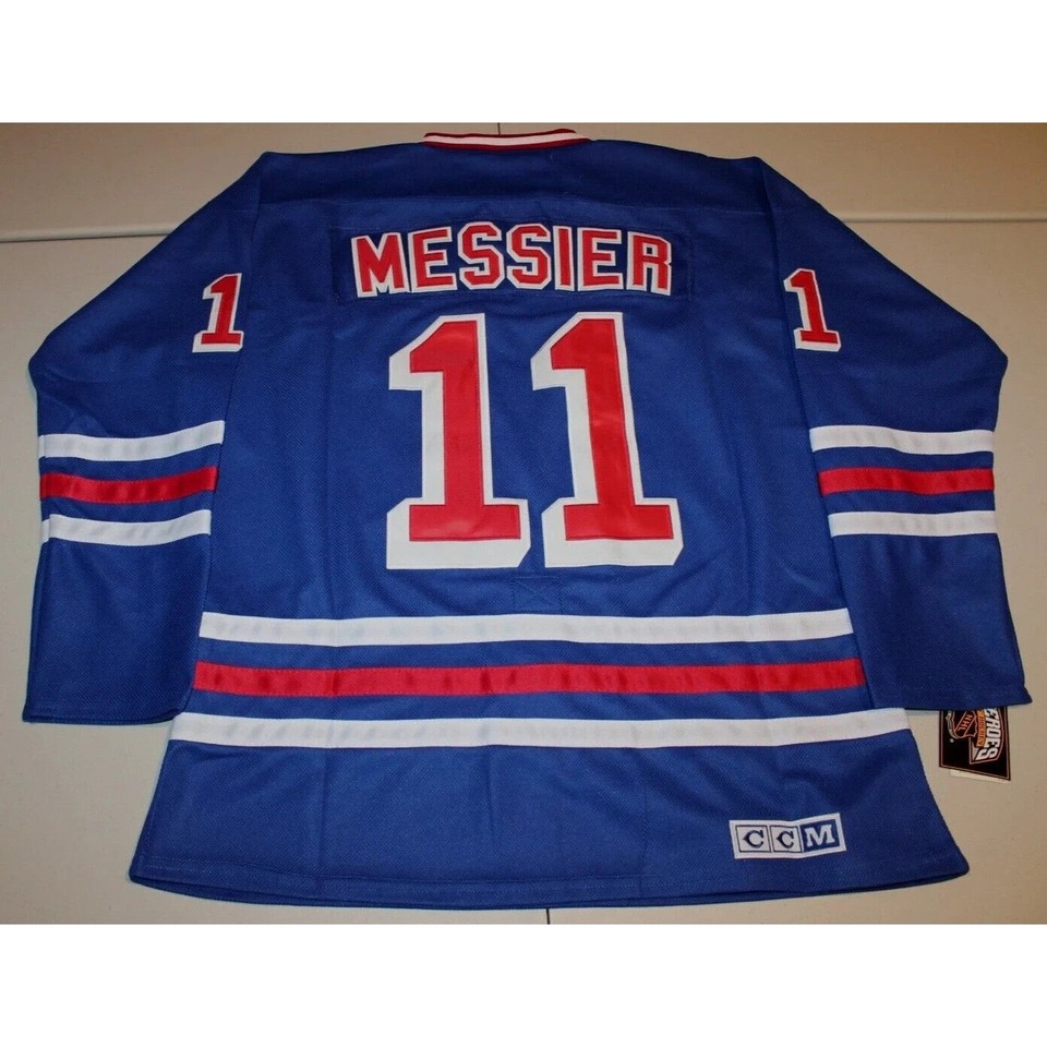 NHL Hockey Vintage New York Rangers Mark Messier Jersey 50 Large CCM ...