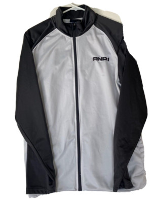 AND1 Jacket Men's Size Large Full Zip Gray Athletic Basketball Long ...