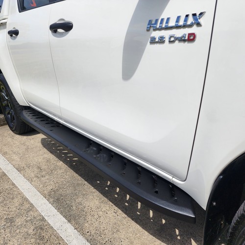 Steel Side Steps to suit Toyota Hilux 2015 - 2023 Dual Cab 4x4 4WD Ute ...