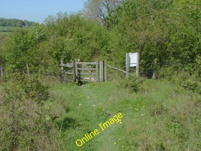 Photo 6x4 Noar Hill nature reserve Selborne The entrance gate from the ...