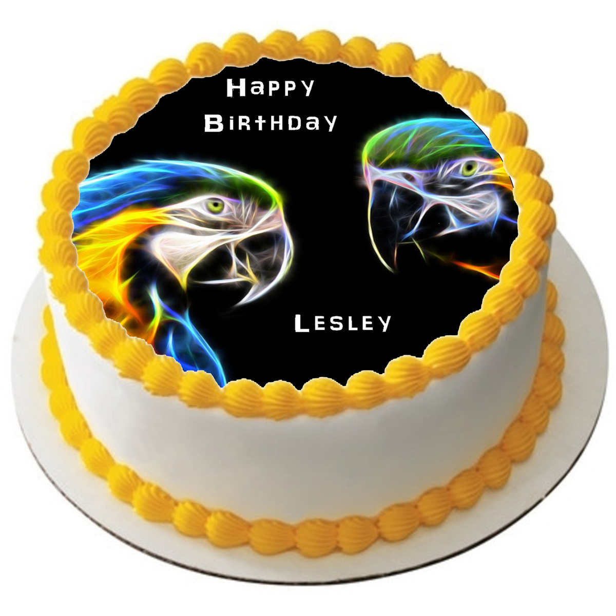 Round Cake With Flowers And Birds Cake Trend | Beautiful Bird Inspired