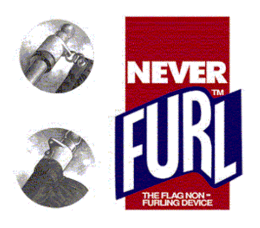 NEVER FURL Anti Wrap Flag Device fits 2" Outside Diameter Flagpole Made ...