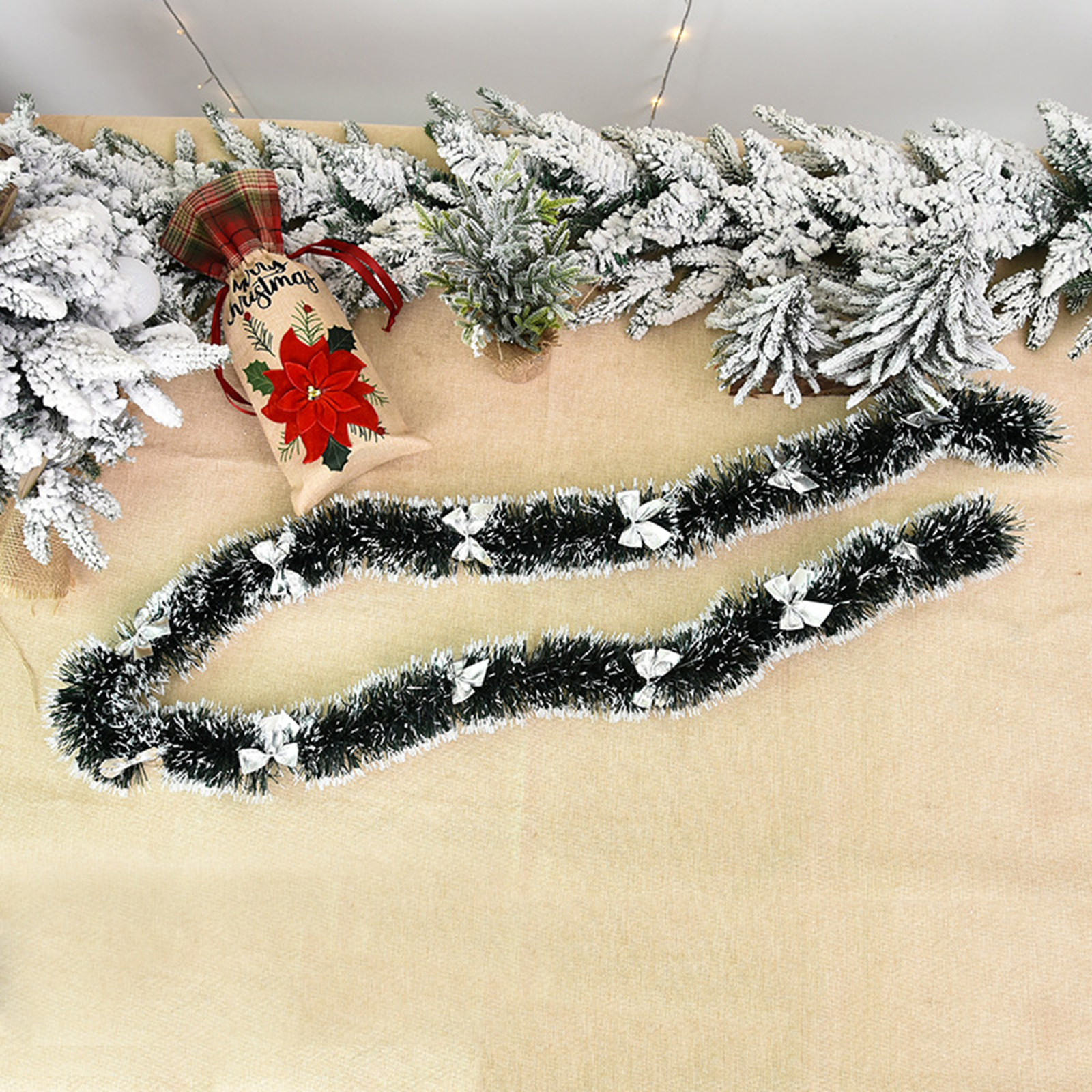 Christmas Garland Special Portable Photography Props Artificial Pine ...