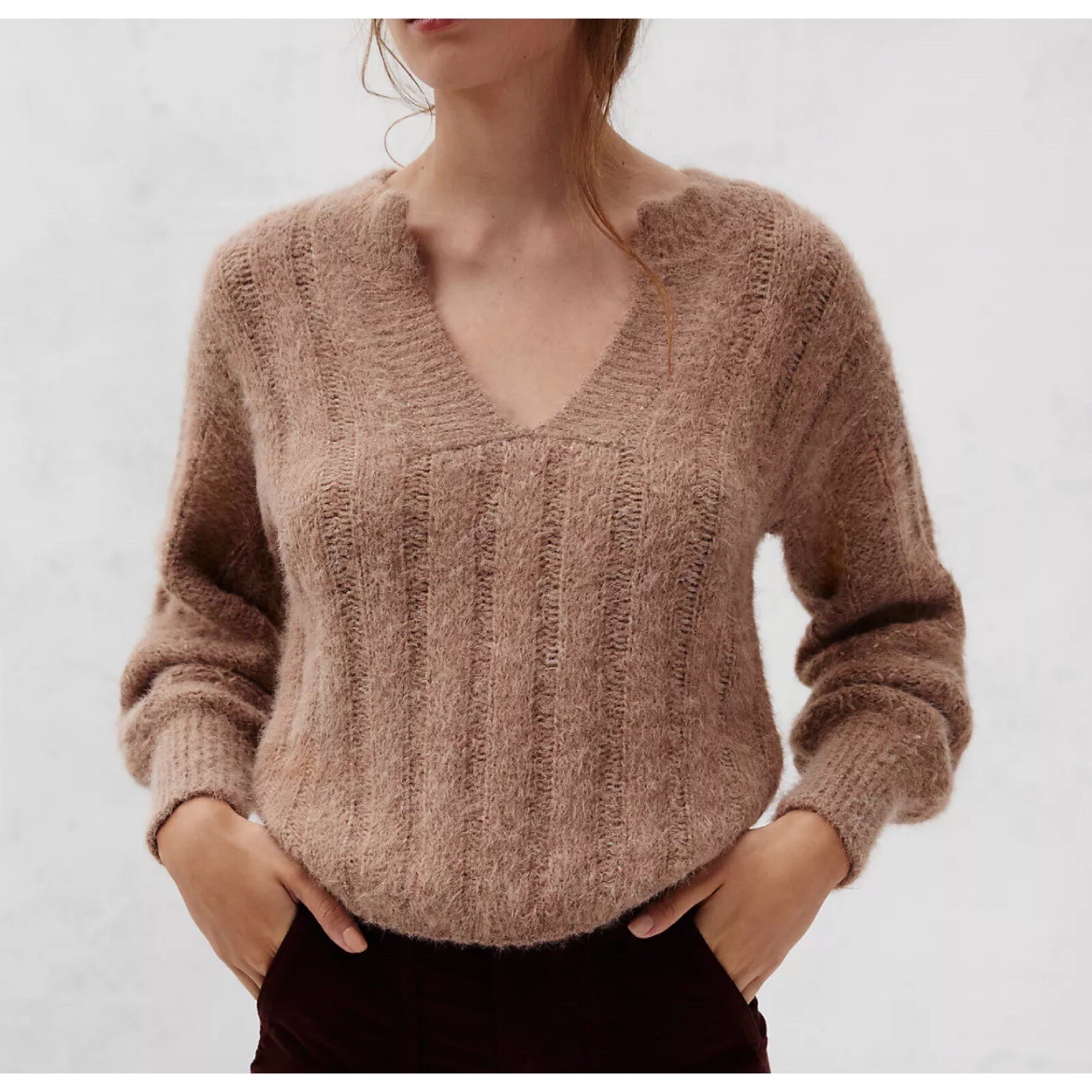 Anthropologie Pilcro Maggie So Soft Taupe Sweater M M… - Gem