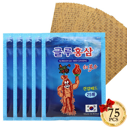 Korea Pain Relief Patches Korean Gold Ginseng Power strip Energy Hot ...