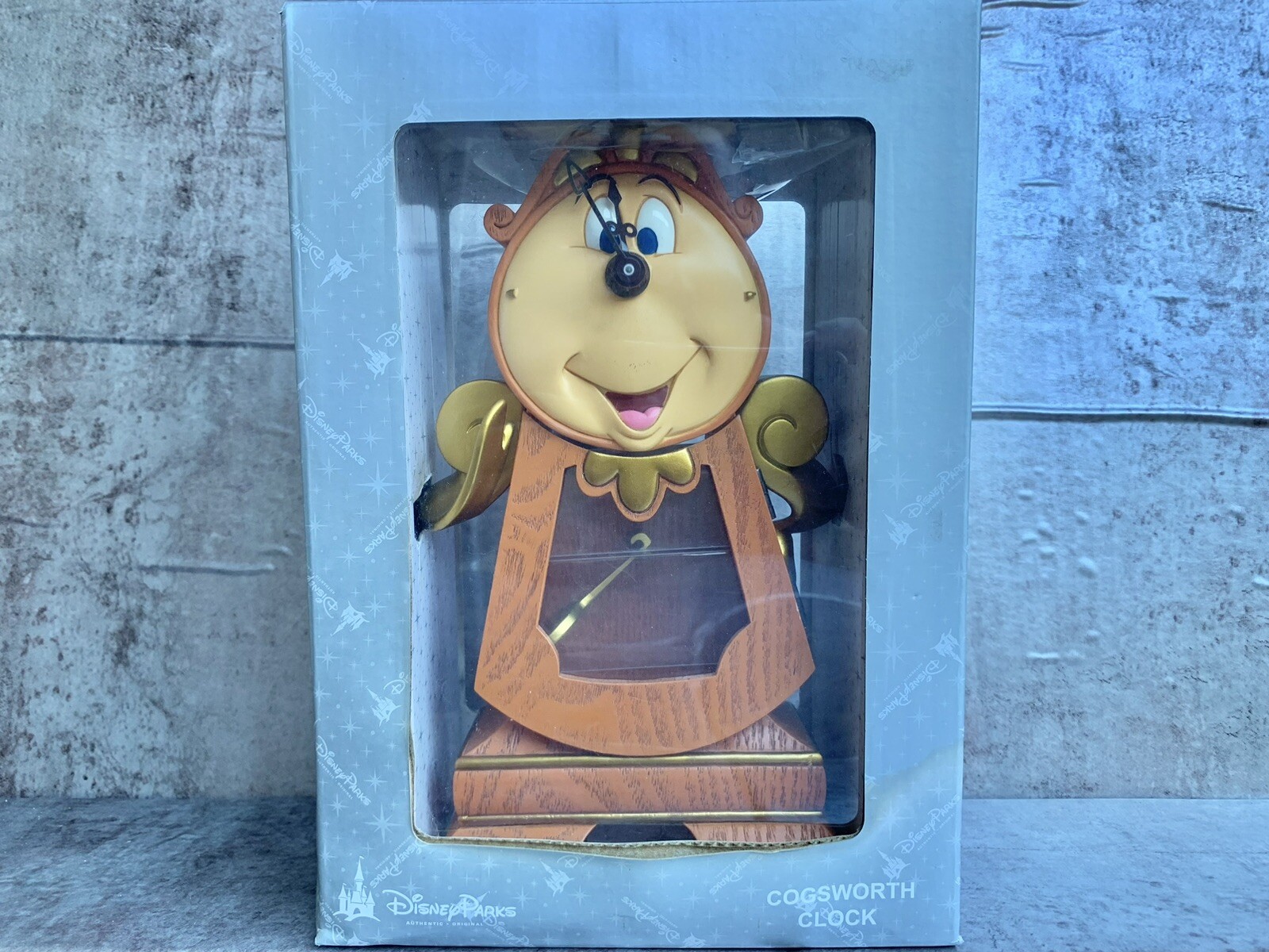 Disney Parks Beauty and the Beast Cogsworth Clock 10" Working Clock ...